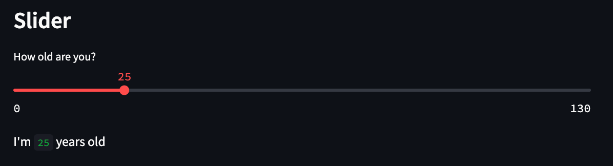 #30DaysOfStreamlit Day8 st.slider